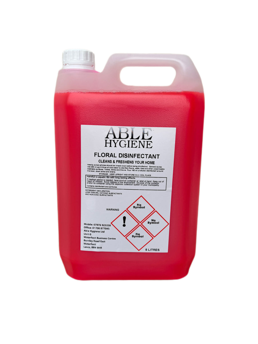 Floral Disinfectant 5 Litres - Cleans & Freshens Your Home – Able ...