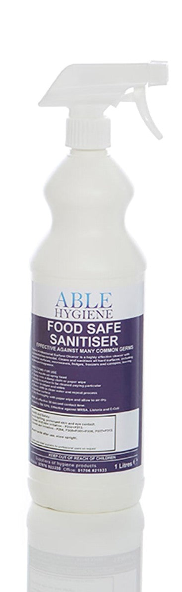 Food Safe Spray and Wipe (30 sec) 750ml – Able Cleaning & Hygiene